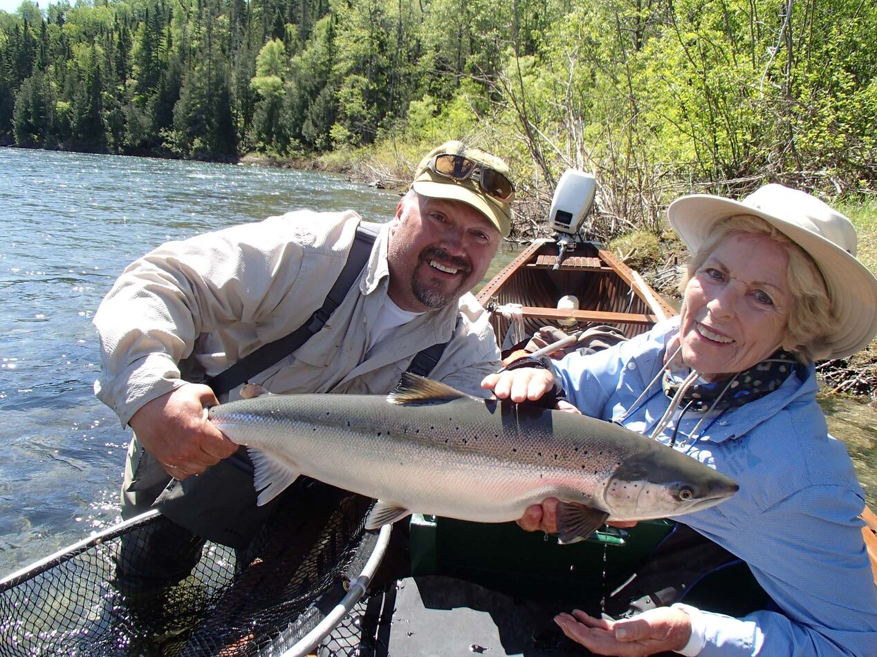 Atlantic Salmon Fly-Fishing - Salmon Lodge on the Gaspe Peninsula ...