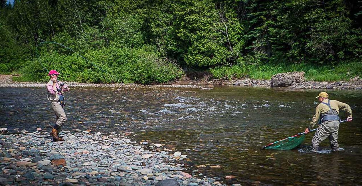 Atlantic Salmon Fly-Fishing - Salmon Lodge on the Gaspe Peninsula ...